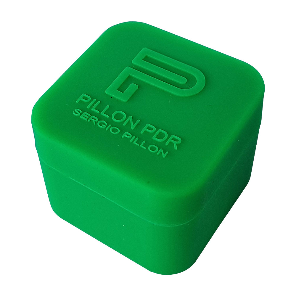 Cola fria verde box de silicone